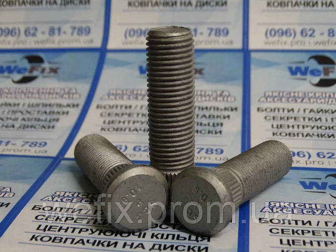 Шпилька колесная М14х1,5х50 забивной шлиц 14,6мм (ID#1140612562), цена ...