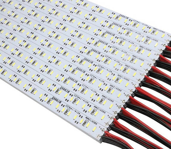 Світлодіодна led лінійка LEDTech smd 4014 144led/m 12v 28вт ip20 ...