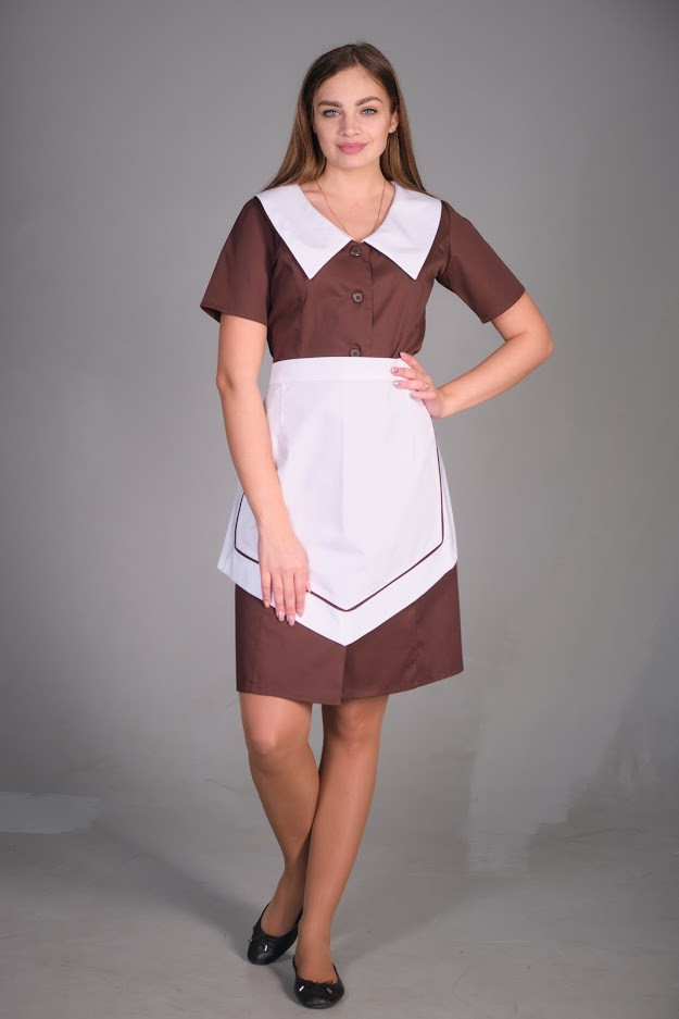 Униформа для Горничной и Уборщицы Коричневого Цвета — в Категории ...