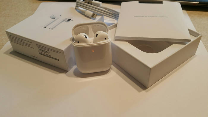 Беспроводные наушники Apple AirPods 2 Wireless Charging Аирпод 2 черный ...