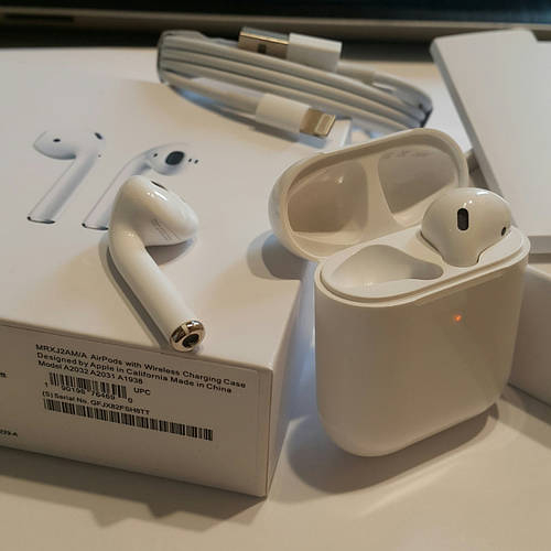 Бездротові навушники Apple AirPods 2 Wireless Charging безпровідні ...
