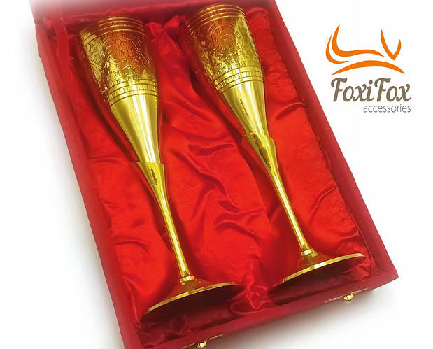 Красиві келихи для шампанського у футлярі 160 мл Id 39686400 ціна 1095 ₴ купити на Prom Ua