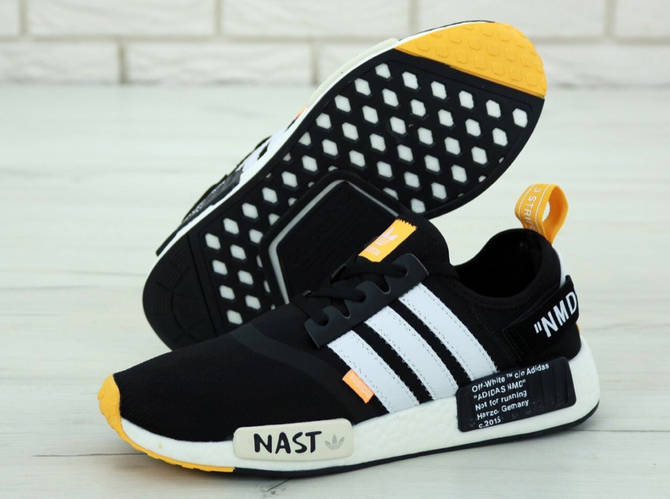 Чоловічі кросівки Adidas NMD x off-white, адідас НМД оф вайт (41,42 ...