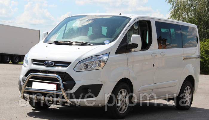Кенгурник Ford Transit (Custom) 2012+ (захист переднього бампера) (ID ...