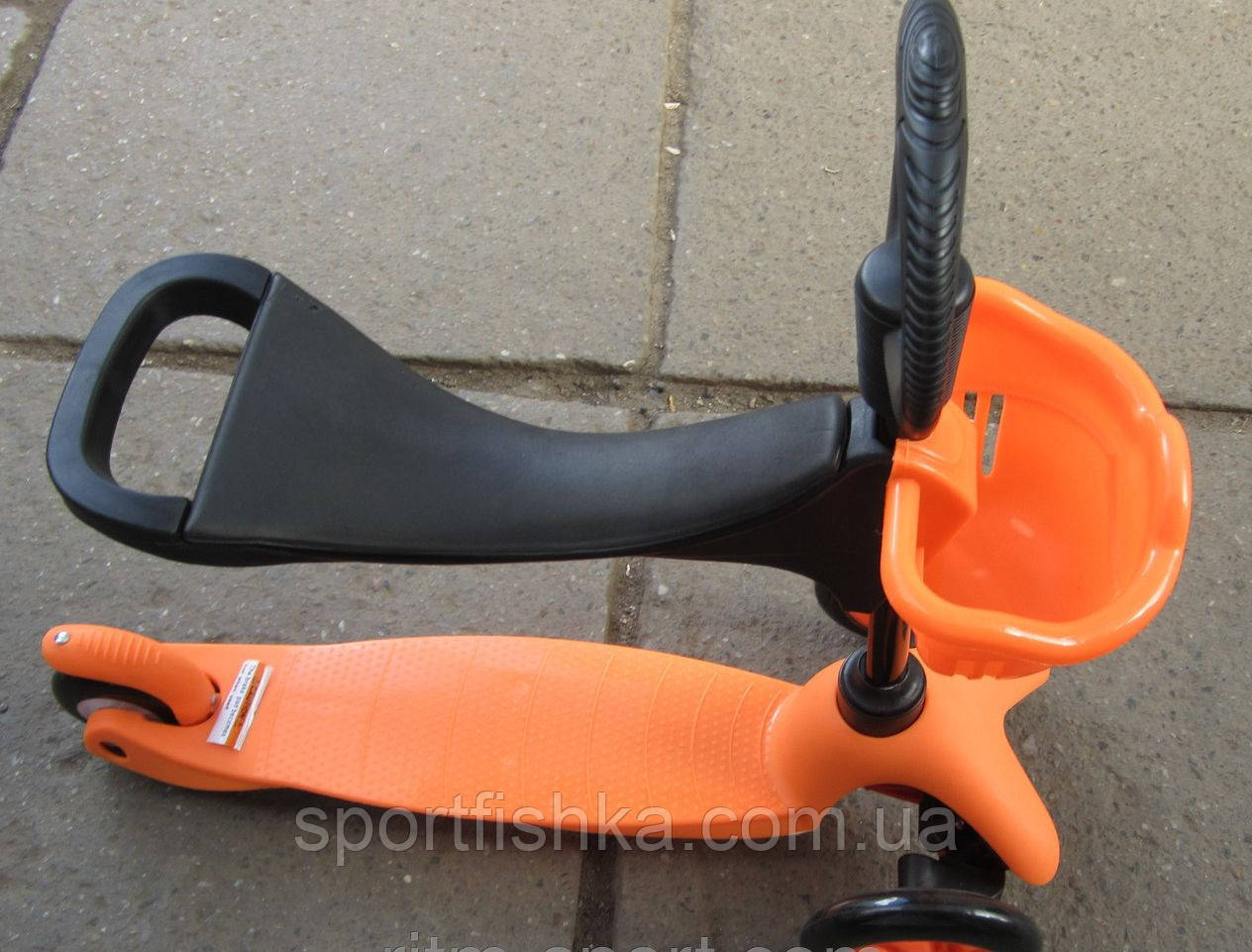 Самокат Micro Mini с сидением 3-х колесный PU высота 1-49 2-65см цвет ...