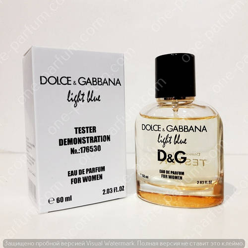 Тестер LUX Dolce & Gabbana Light Blue (Дольче Габбана Лайт Блю), 60 мл ...