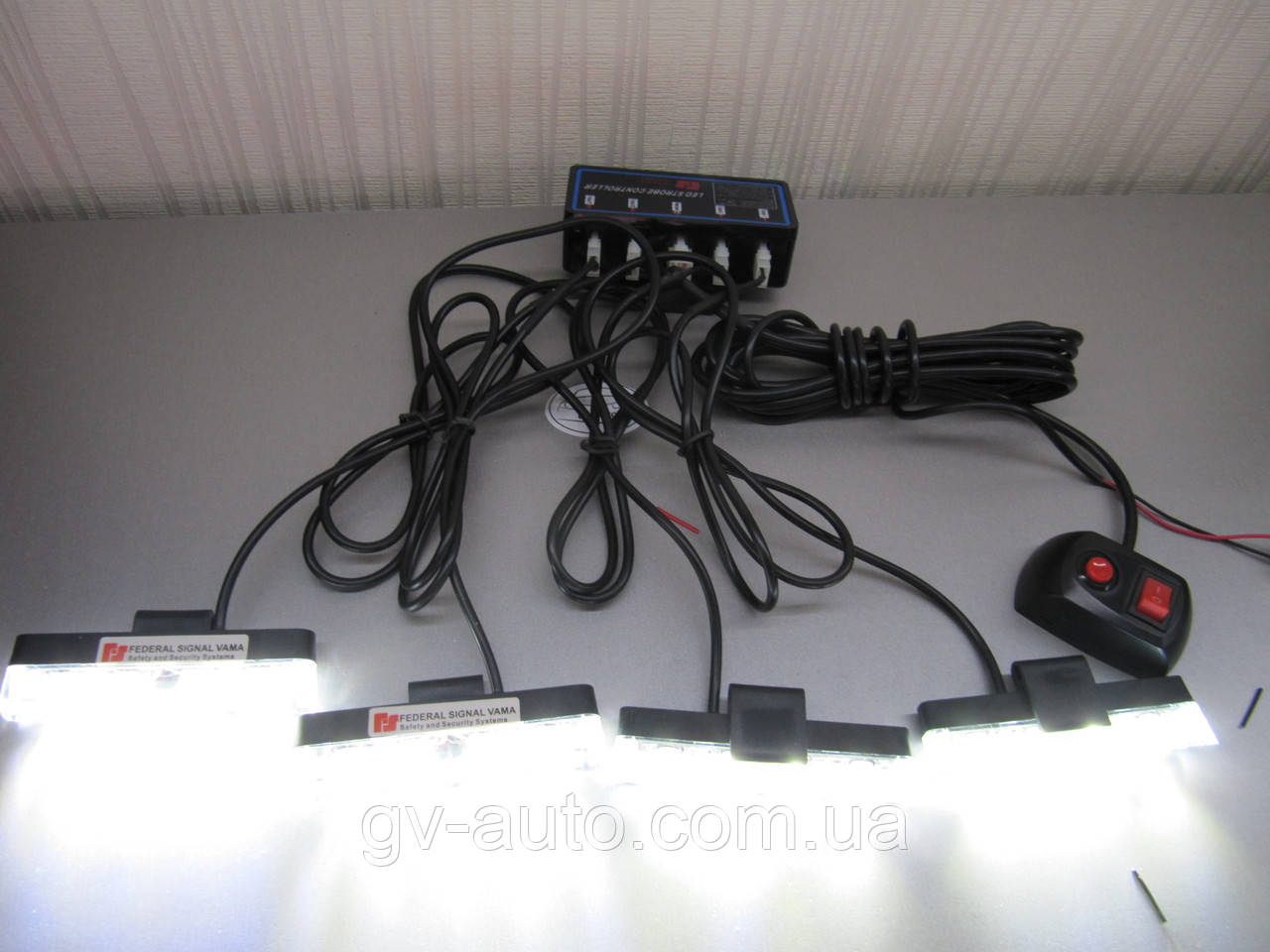 Стробоскопы LED 418 белые 12-24В. Проблисковий маячок - купить по ...