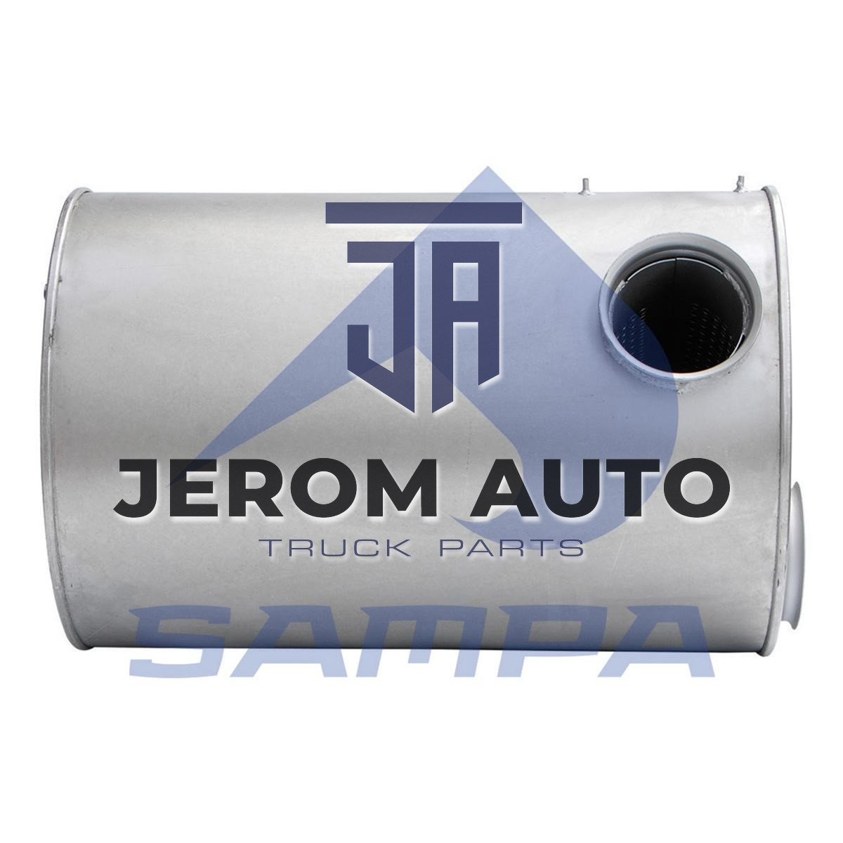 Резонатор Глушителя; Бочка, Круглая EURO 1 Volvo FH12/16 FL12 FM7/10/12 ...