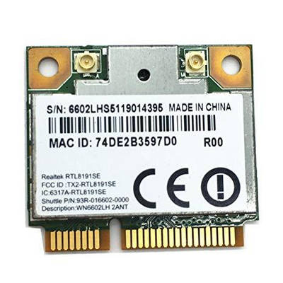 Wi-fi модуль HalfSize Mini pcie Для Lenovo HalfSize Mini pcie Realtek ...