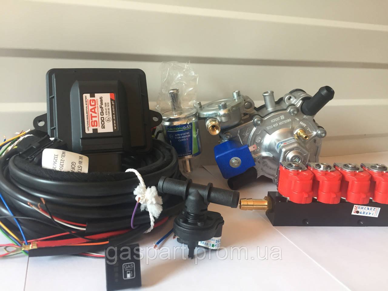 Комплект ГБО Stag 200 Go Fast / Nordic / ValteK (ID#1148882471), цена ...