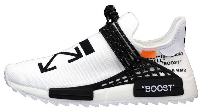 Мужские кроссовки adidas NMD x Off-white (Premium-class) белые 45 (ID ...