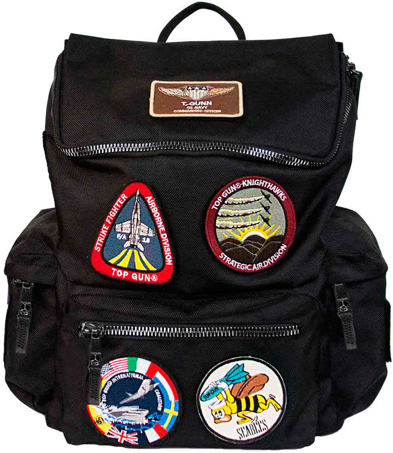 Рюкзак Top Gun Backpack With Patches (черный) — Купить Недорого на Bigl ...
