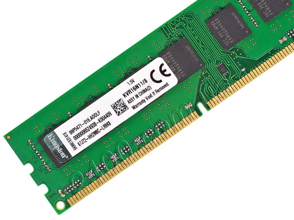 DDR3 8Gb Оперативная Память 1600 AMD (ДДР3 8Гб) KVR16N11/8 PC3-12800