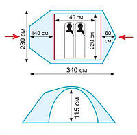 Намет Tramp Colibri Plus v2, ціна: 6230 ₴, купити на Prom.ua