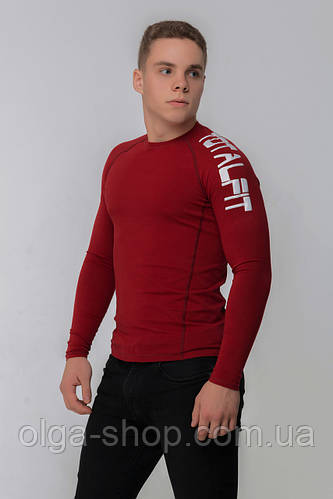 Купити Рашгард з довгим рукавом Totalfit RMK4-C37 3XL марсал, ціна 620 ...