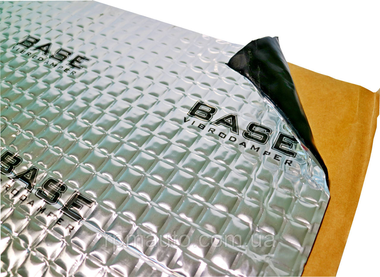 Шумоизоляция Авто BASE B3 3 мм 47х75 см Обесшумка Виброизоляция Шумка ...