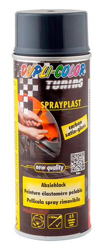 Краска жидкая резина карбон Dupli-Color Spray Plast 400мл. 388064, цена ...