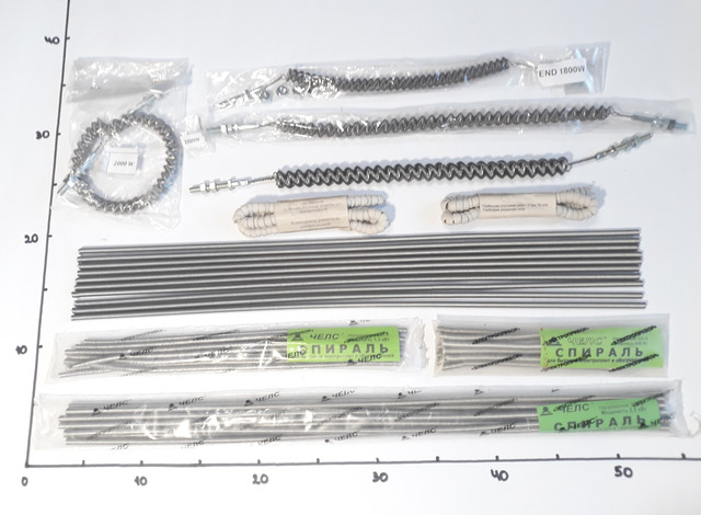 ТЭНы и спирали для обогревателей, электроплит и прочих электроприборов