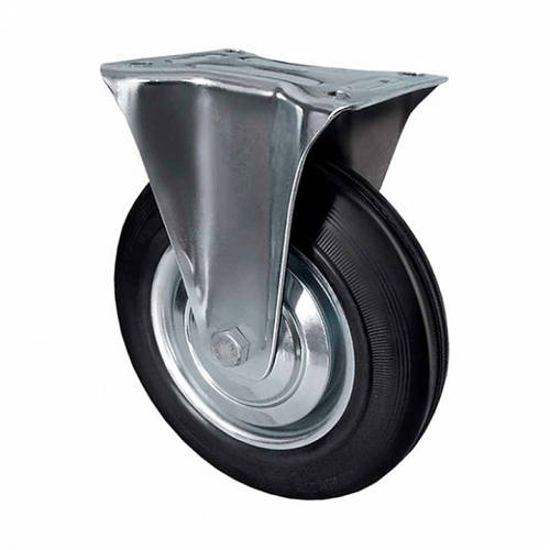 Колесо промышленное Ø 200 мм на неповоротном глухом кронштейне (ID ...