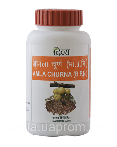 Амла Чурна (порошок), Дівья Патанджалі, 100г., Amla Churna, Divya ...