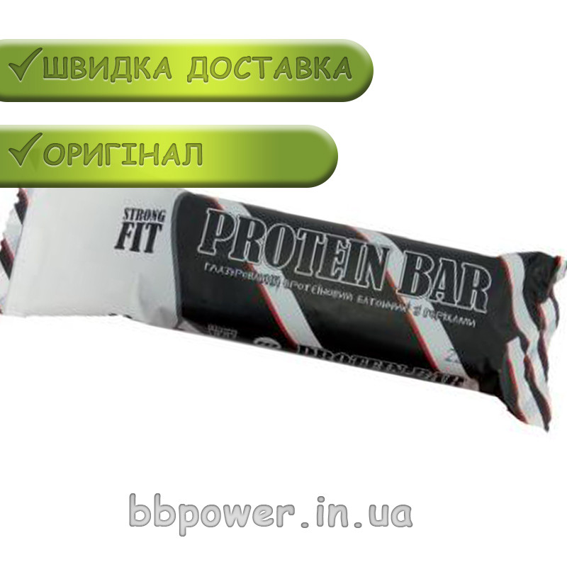 Протеиновый батончик Strong FIT Protein Bar 60 г с орехами (ID ...