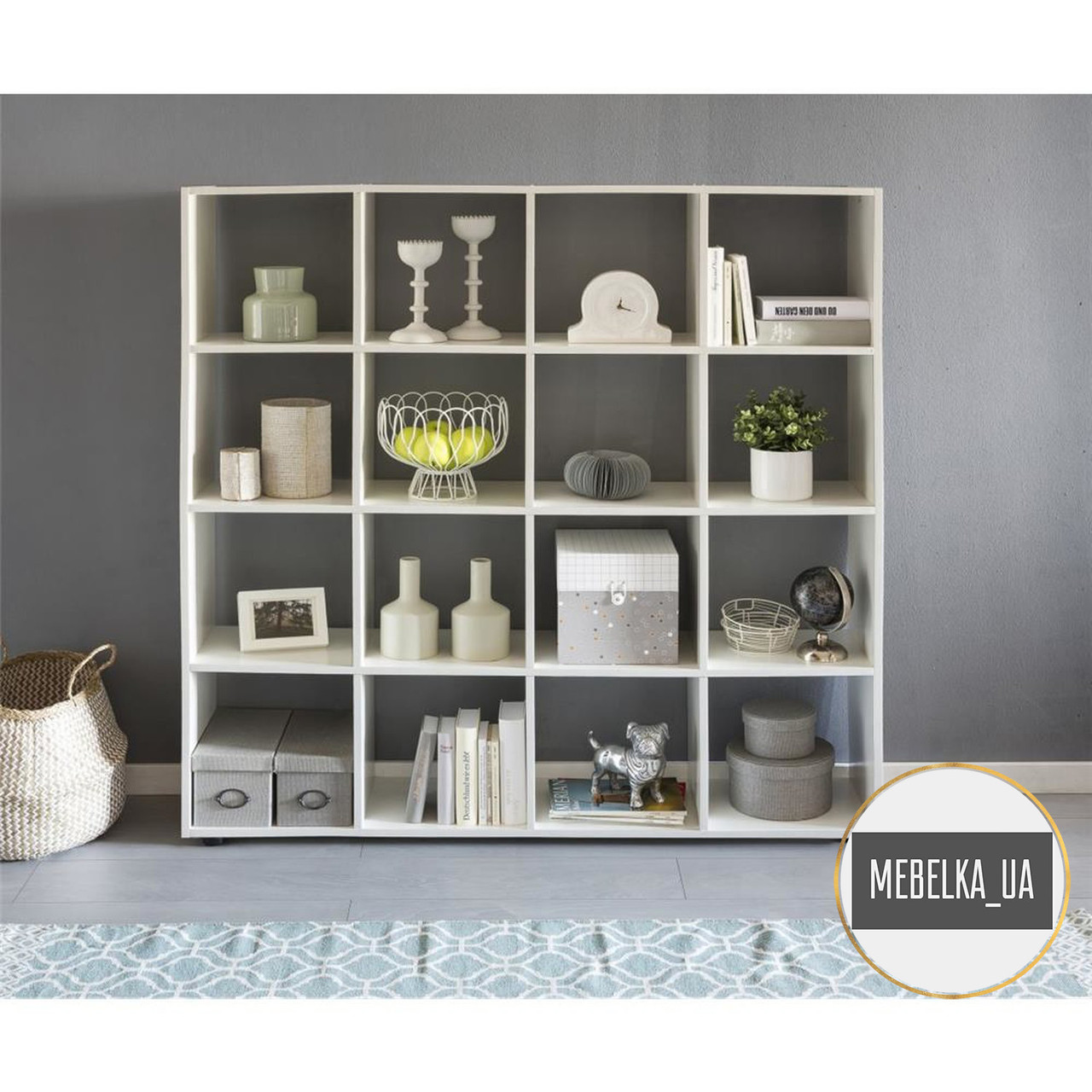 Полка Разделитель Комнаты на 16 Ячеек, Стеллаж для Дома, Офиса. Полка ...