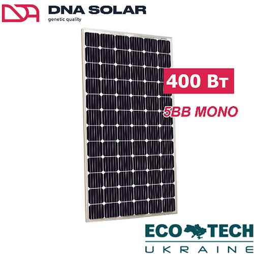 Сонячні панелі DNA SOLAR DNA72-5-400M, 5BB, 400 Вт, монокристалічна (ID ...