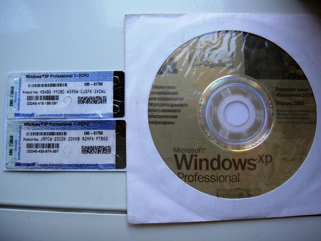 Лицензионный Microsoft Windows 8.1, Windows 7, XP, Vista, Server ...