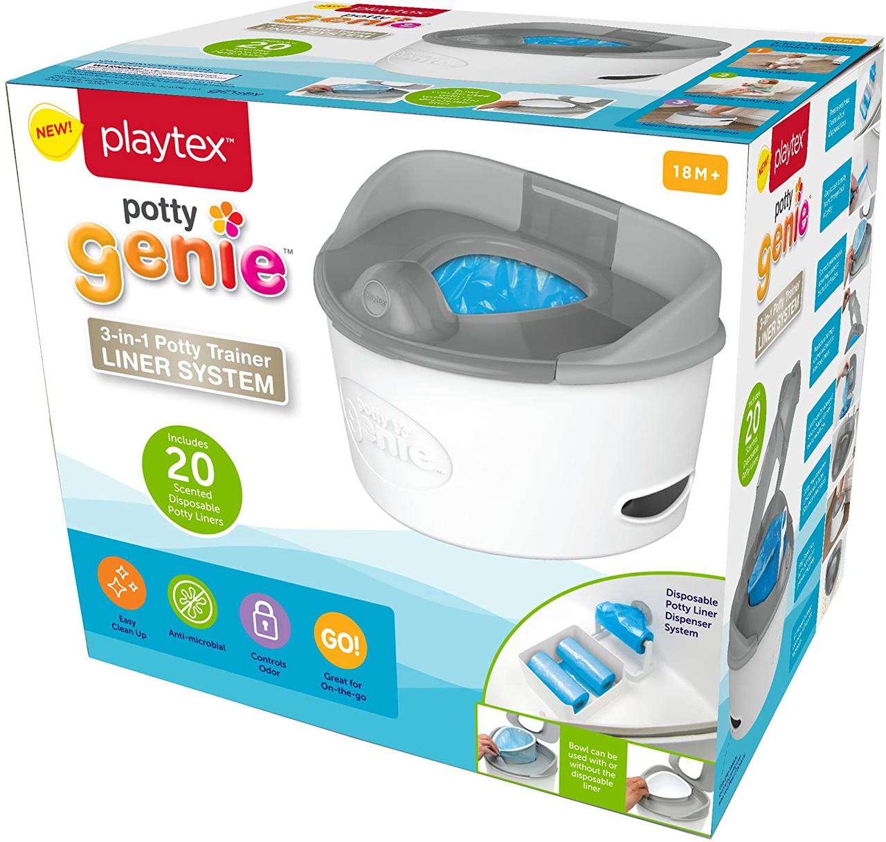 Горшок 3 в 1 Playtex Potty Genie 3-in-1 Potty Trainer (ID#1160102638 ...