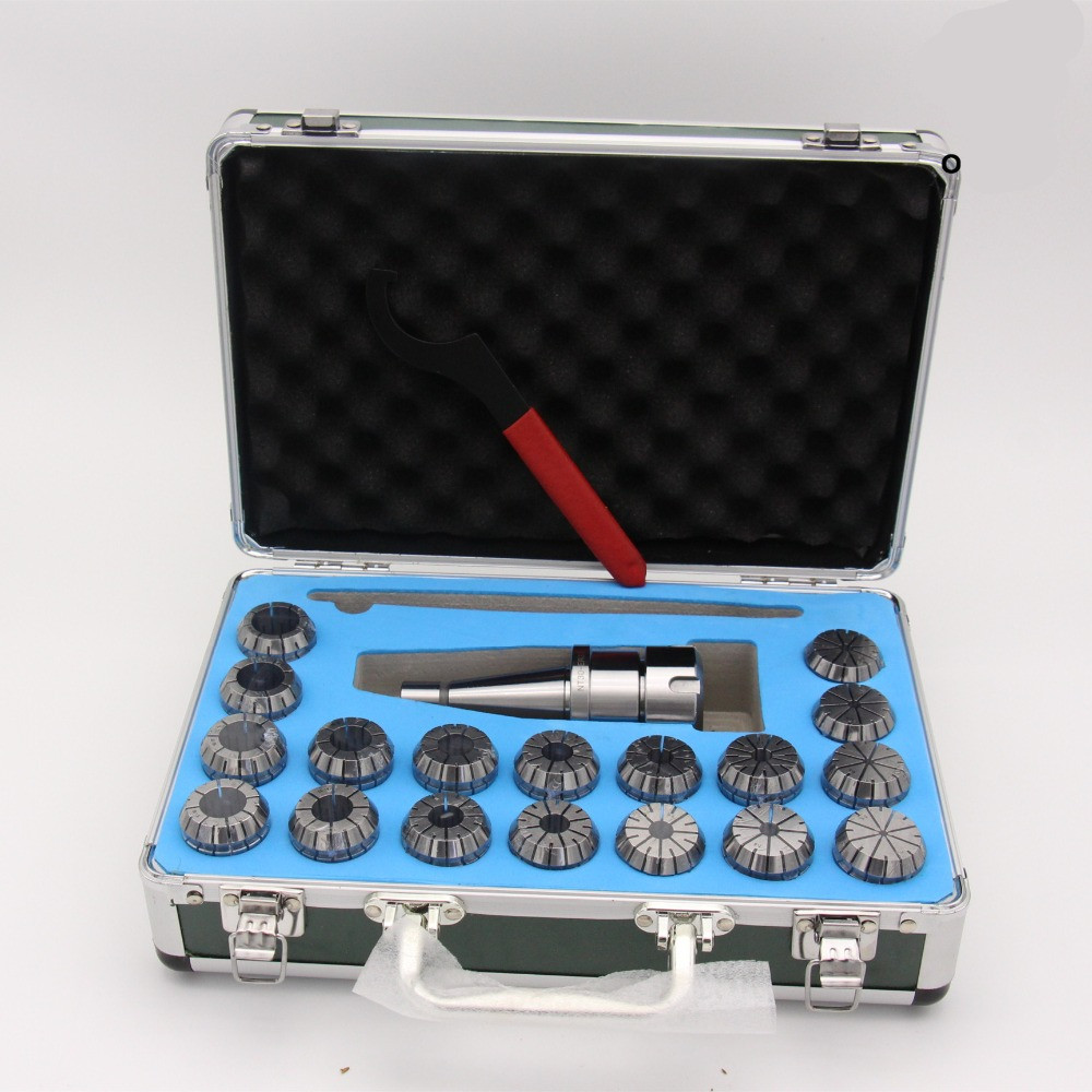 Цанговий патрон ER32 NT40/ISO40 (конус 7:24) різьба хвостовика M16 з ...