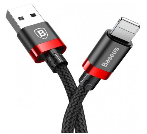 Кабель Baseus Cable Lightning USB 1.0м 2A Red/Black (ID#1160736168 ...