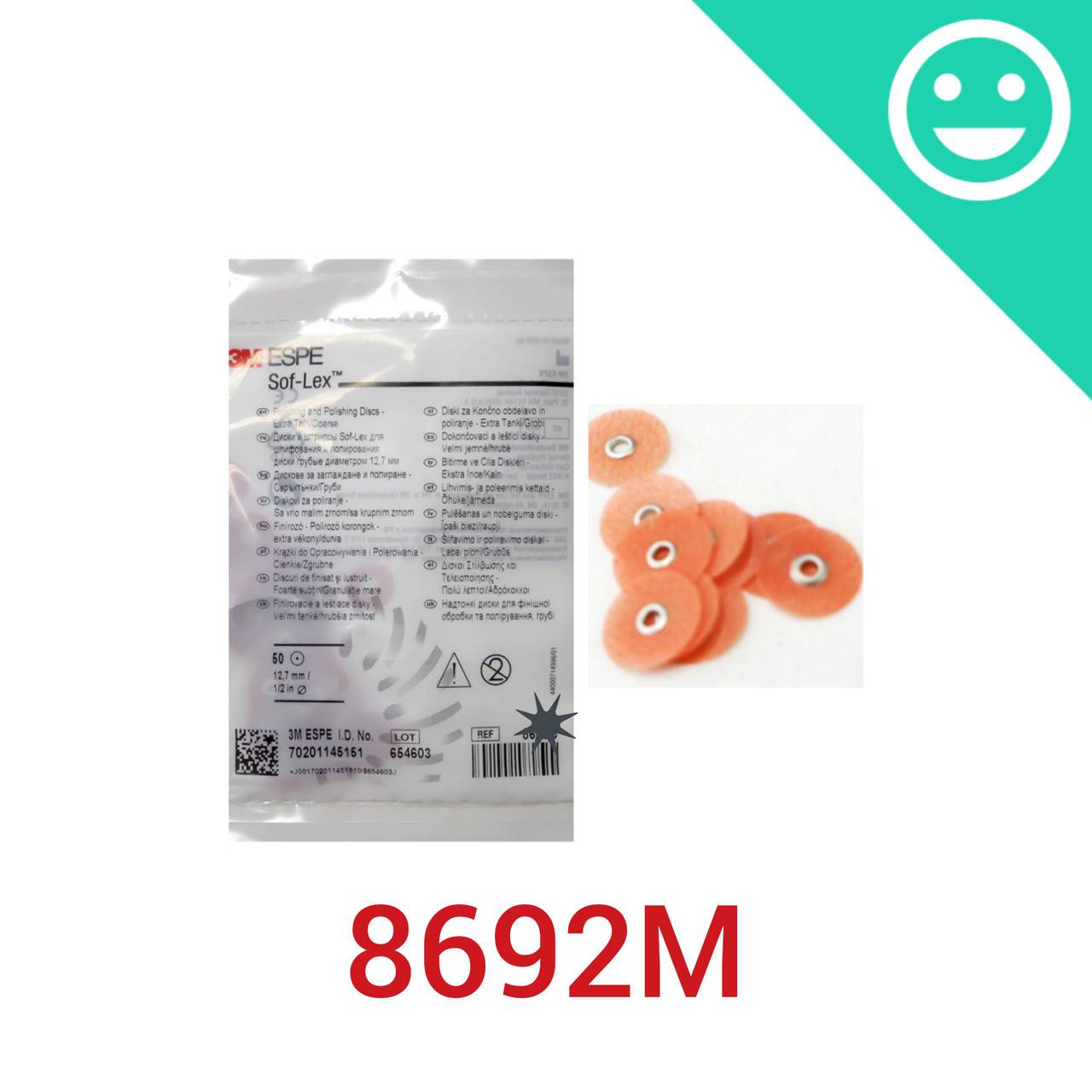 Соф лекс диск 8692М, 50 шт, Sof-Lex Discs (3M ESPE) (ID#1160803916 ...