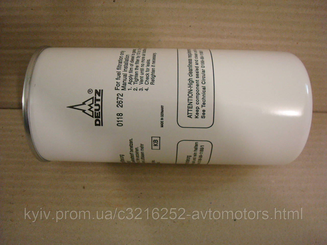 Фильтр топливный оригинал Deutz 01182672 (ID#1145680857), цена: 1781 ...