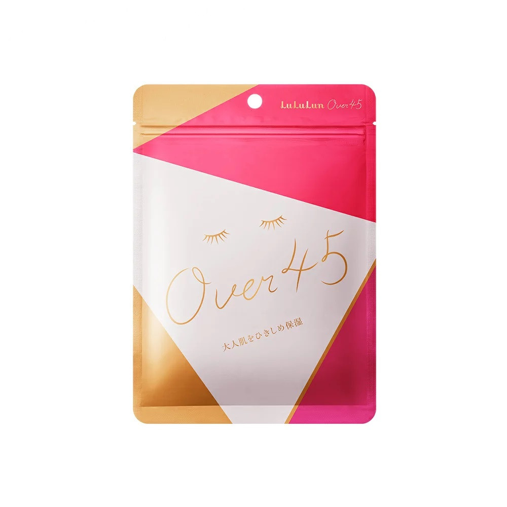 Lululun Over 45 Camelia Pink Маска ежедневный уход 45+ для лифтинга и ...