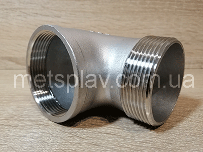 Отвод нержавейка резьбовой внутр/наружн резьба 90˚ ДУ 6( 1/8' ) AISI ...