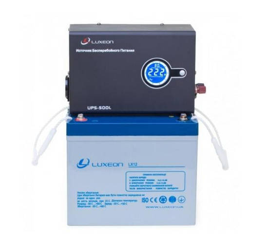 Джерело безперебійного живлення ДБЖ LUXEON UPS-500L (ID#307827738), ціна: 5510 ₴, купити на Prom.ua