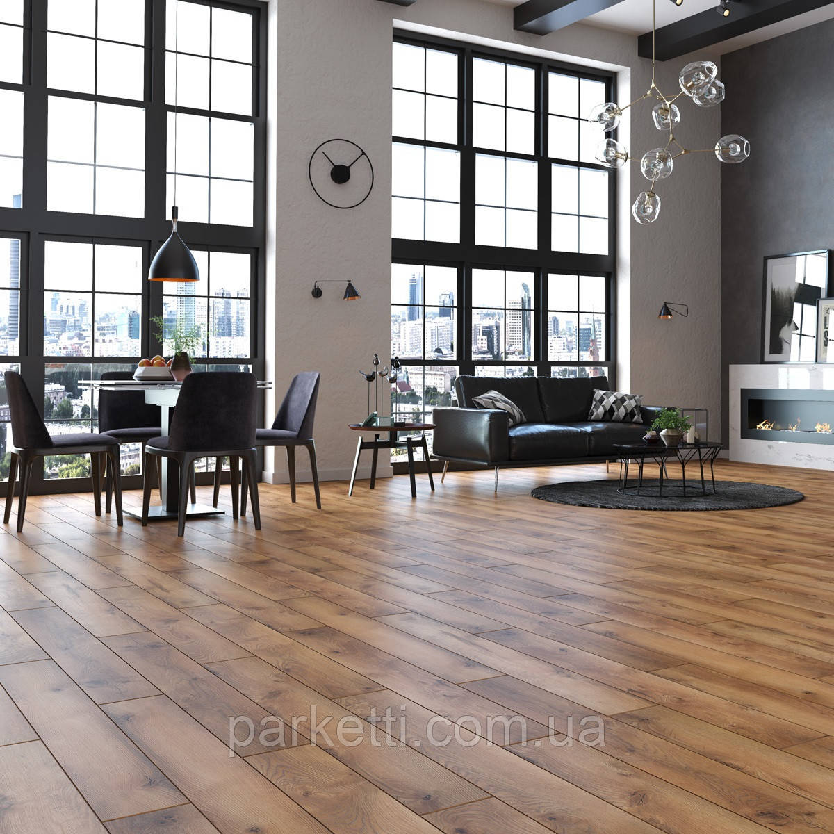 Classen 54755 Edynburg Oak (Дуб Едінбург), ламінат Legend 4V 8мм 33 ...