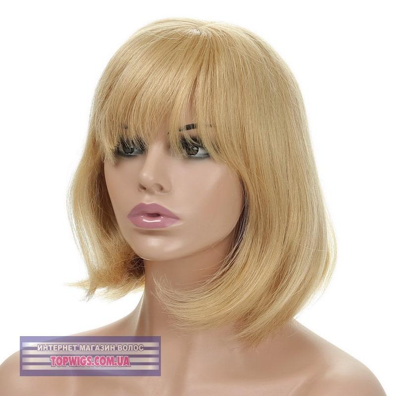 Парик каре из натуральных волос на сетке - система Katie HH цвета ...