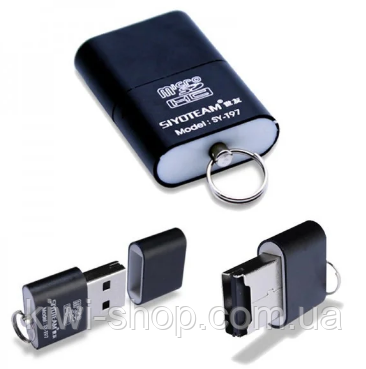 Купити Міні картрідер для micro SD SIYOTEAM SY - T18, Card Reader для ...