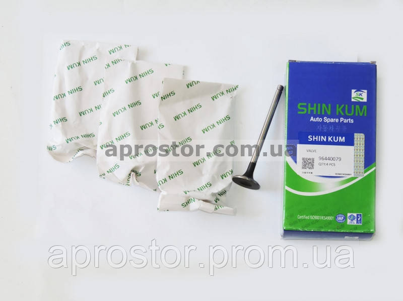 Клапана Лачетті/Авео 1,6 (SHINKUM) випуск (ціна за 4 штуки) 25184804 ...