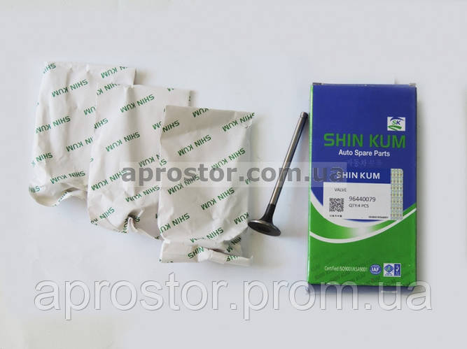 Клапана Лачетти/Авео 1,6 (SHINKUM) выпуск (цена за 4 штуки) 25184804 ...