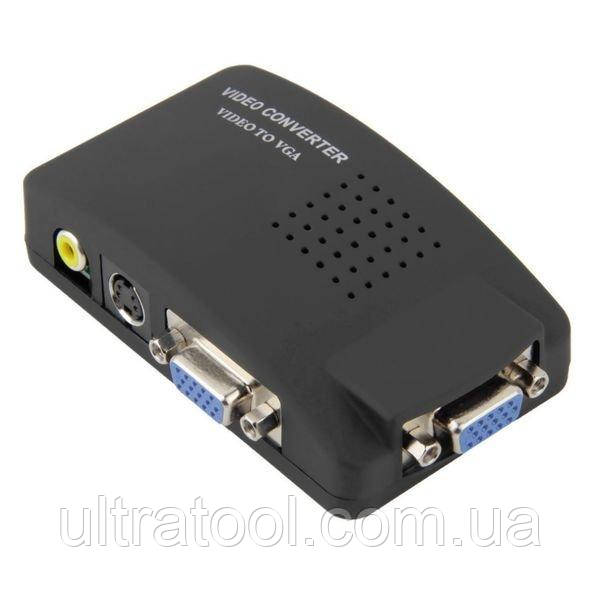 Видео преобразователь RCA, S-VIDEO в VGA Video converter video to vga ...