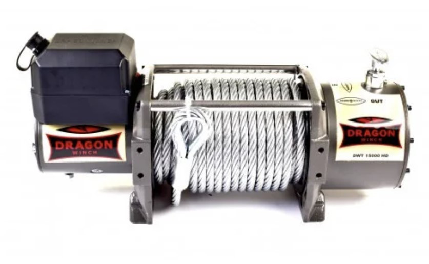Лебедка электрическая на эвакуатор DWT 15000 HD Dragon Winch (ID ...