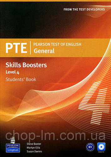 Pearson PTE Test of English General Skills Booster Level 4 Students ...