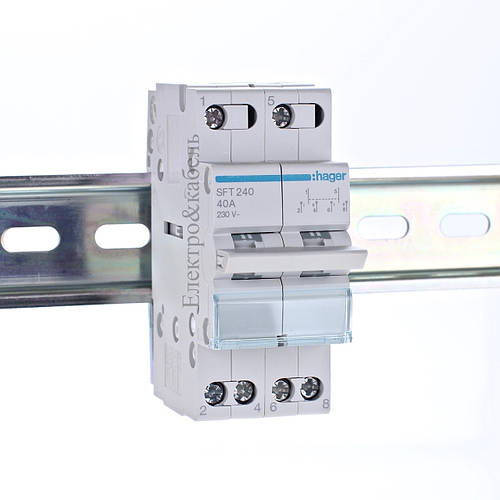SFT240 Переключатель 1-0-2 с общим входом с верху 2 пол., 40А/230В ...