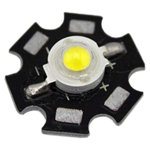 Купить LED-3W-6000K-STAR Светодиод 3W, Холодный белый, 6000-6500K, на ...