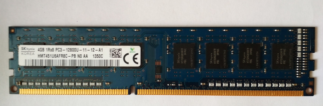4GB DDR3 1600MHz Hynix PC3 12800U 1Rx8 RAM Оперативная память HMT451U6AFR8C: продажа, цена в ...