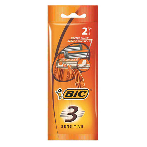 Купить Bic 3 Sensitive станки для бритья /3 лезвия/ 2шт, цена 41.22 ...