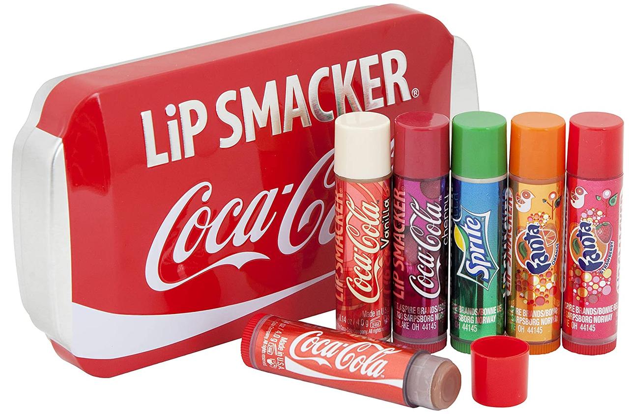 ≡ Бальзамы для губ Lip Smacker Coca Cola набор в подарочной упаковке 6