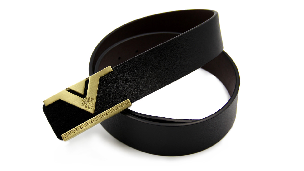 Купить Кожаный ремень Versace брендовый, цена 520 ₴ — Prom.ua (ID ...